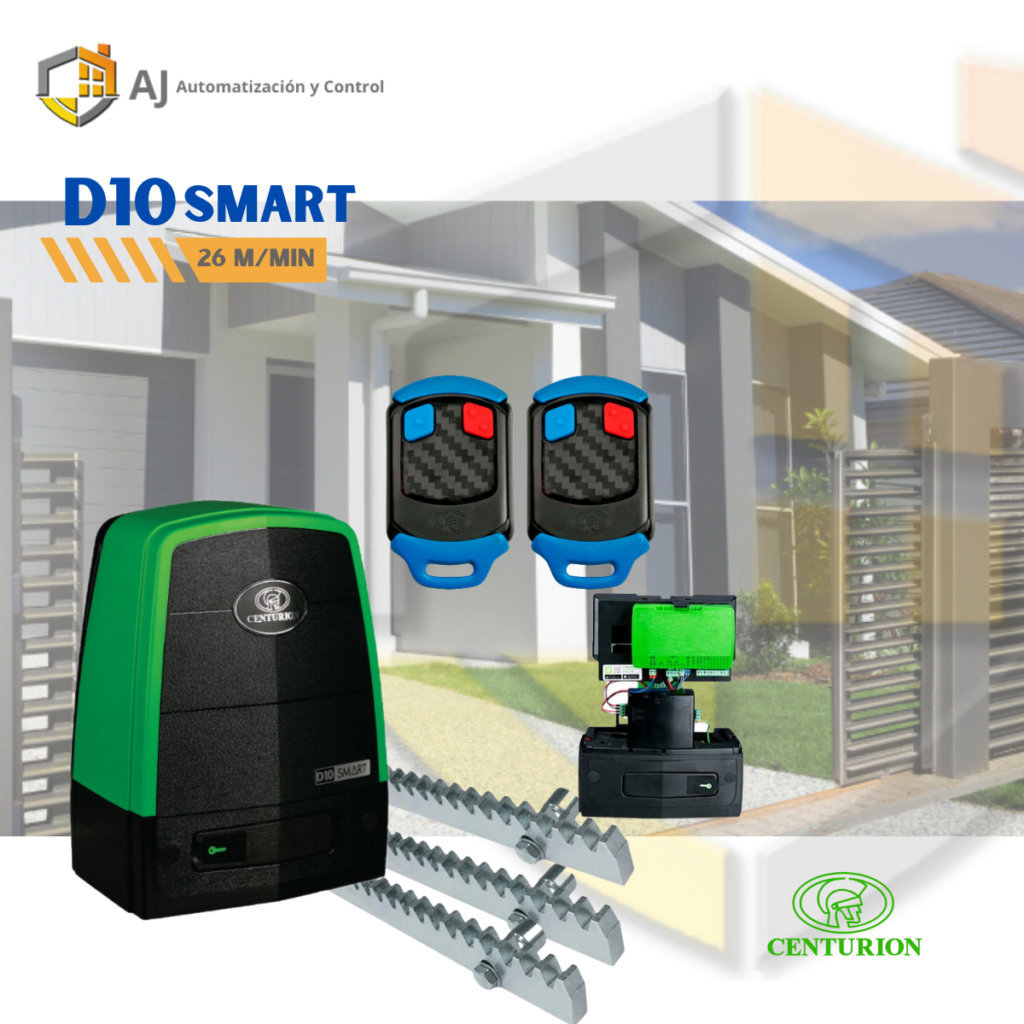 Kit de Motor Corredera D10 Smart Centurion • AJ Automatización y Control