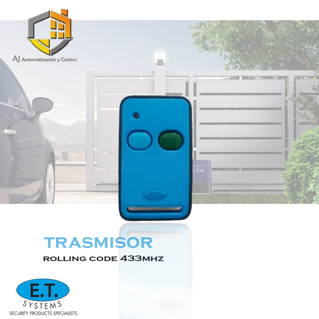 Control Remoto para Motor de Porton 2 Canales Et System • AJ ...