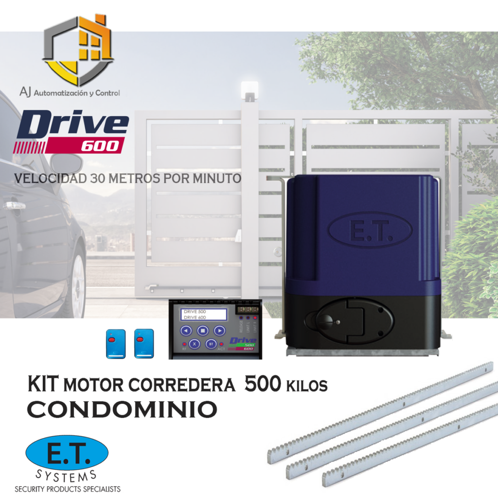 Kit de Motor Corredera Drive 600 Et Systems • AJ Automatización y Control
