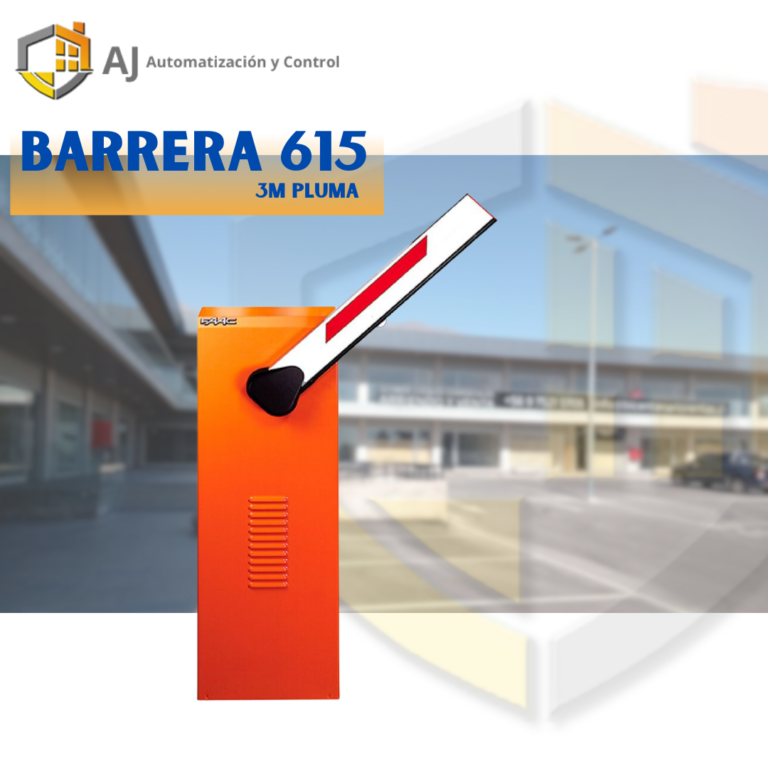 Barrera Hidráulica 615 Con Pluma de 3Mts • AJ Automatización y Control