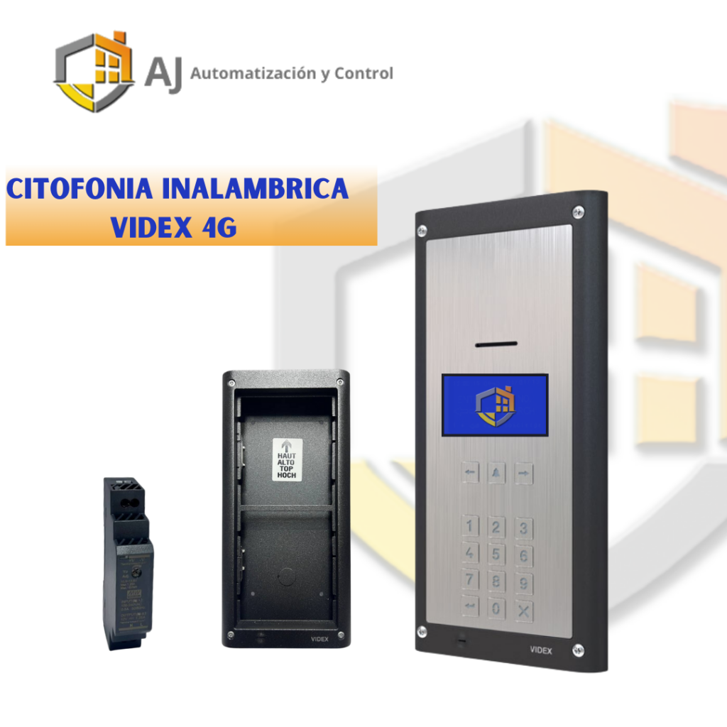 Citofono Inalambrico Videx 4G • AJ Automatización y Control