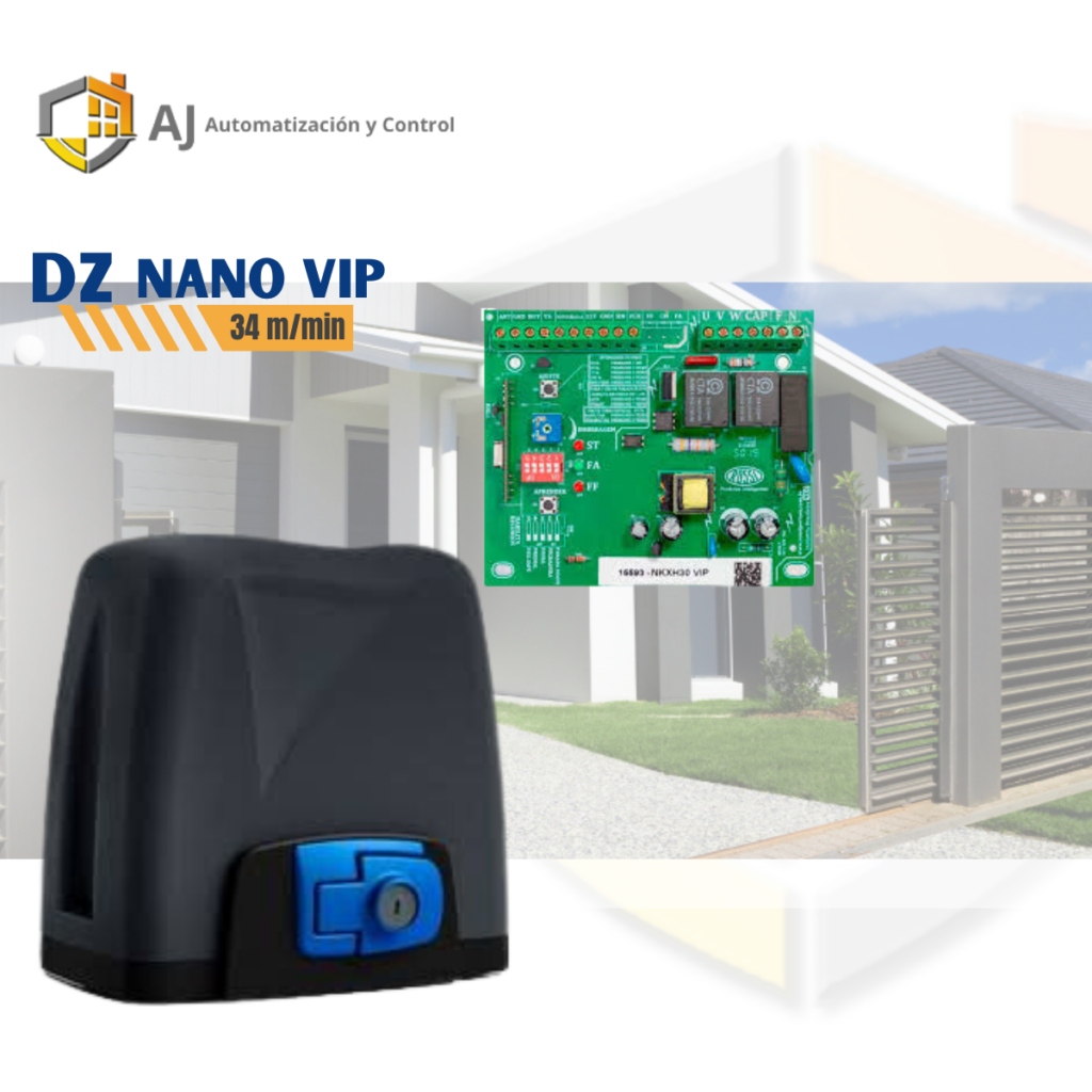 Motor Dz Nano Vip con una Velocidad 34m/min • AJ Automatización y Control