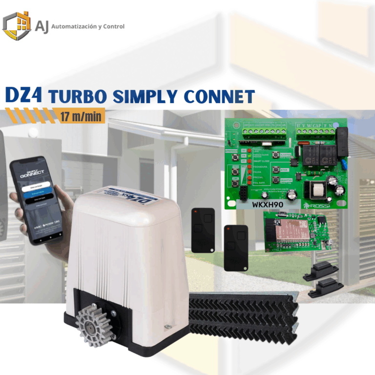Kit Motor Rossi DZ4 Turbo Simply Connect – Automatizado con Wi-Fi ...